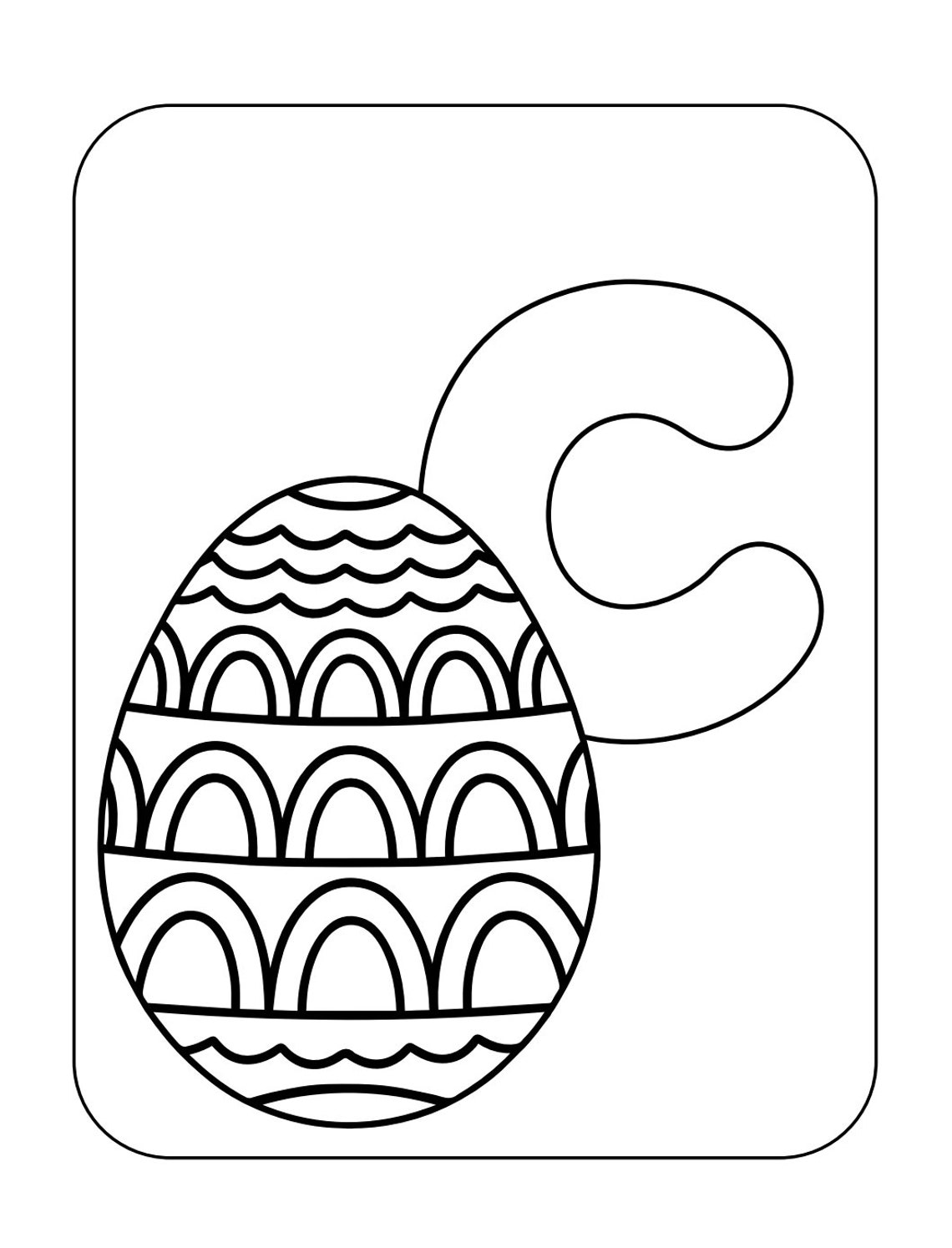 26 Pages Alphabet Coloring Book Printable for Kids, Alphabet Coloring ...