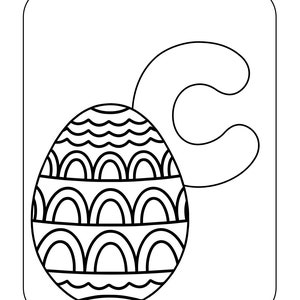 26 Pages Alphabet Coloring Book Printable for Kids, Alphabet Coloring ...