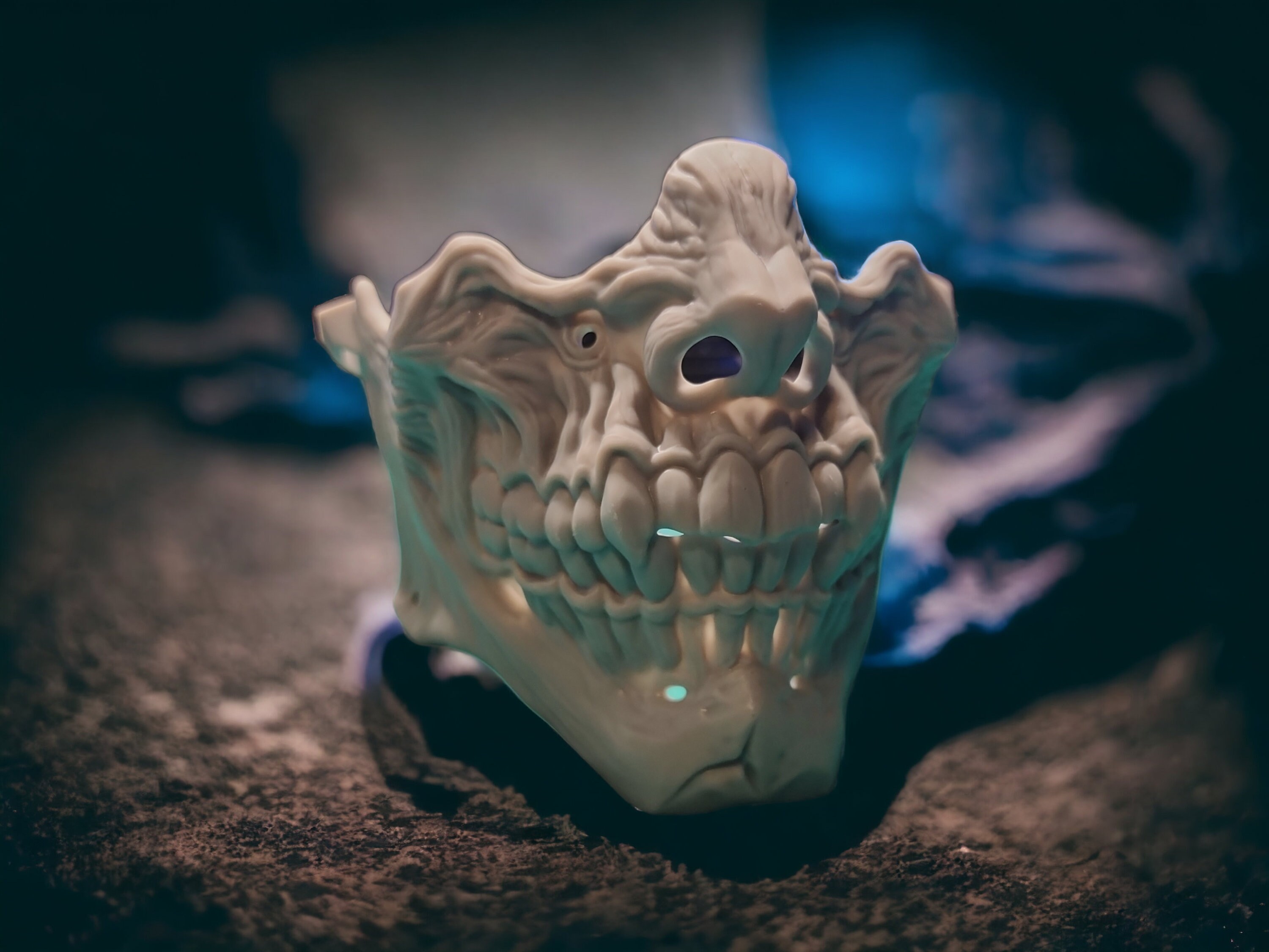 Zombie Face Skeleton Mask - 3D Printed Decor, Costume / Cosplay - Etsy