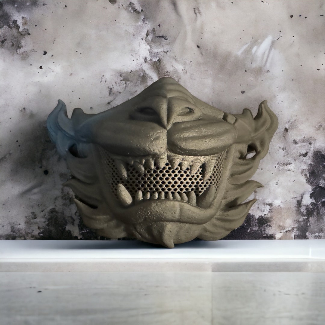Lion (frenzy) Face Mask - Unpainted 3D Printed Décor, Costume / Cosplay ...