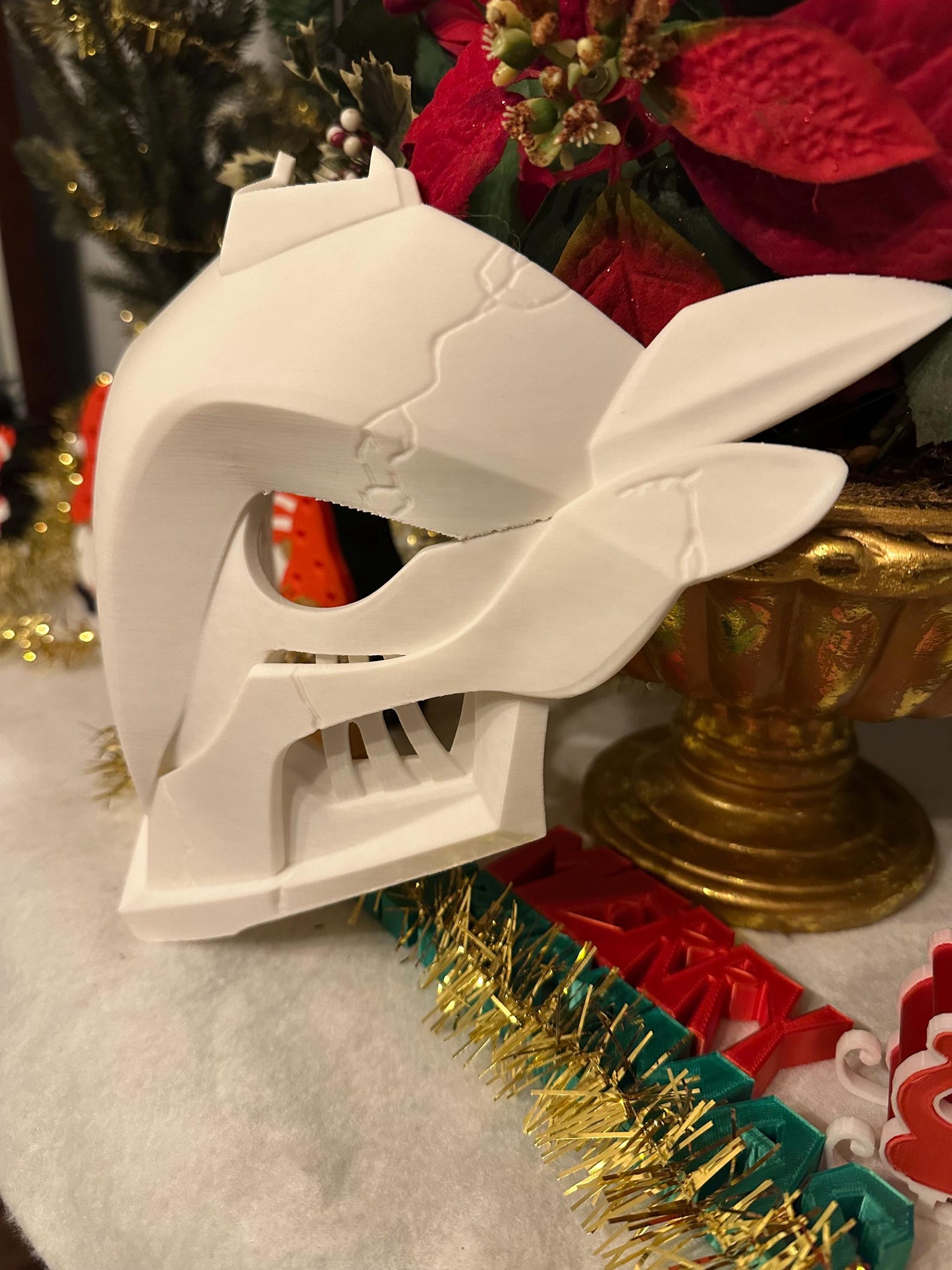 Firelight Mask - 3D Printed Décor, Costume, Cosplay, Unpainted - Etsy