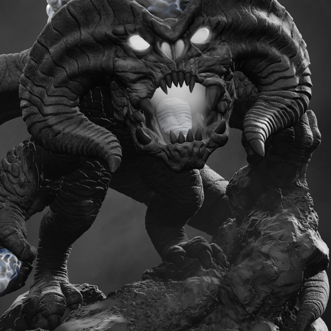 Demon of Power chibi 3D Printed Figure, Fan Art Model Kit - Etsy