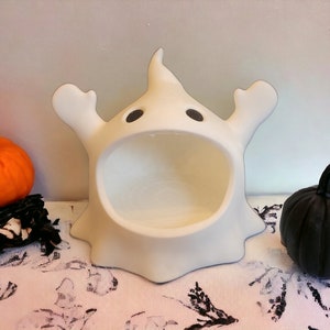 Glutton Ghost Candy Bowl - Adorable 3D Printed Container - Etsy