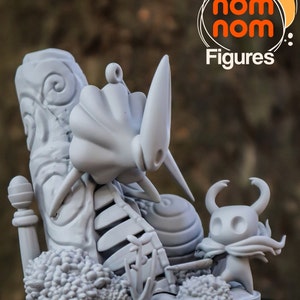 Hollow and Hornet chibi 3D Printed Figure, Fan Art Model Kit - Etsy