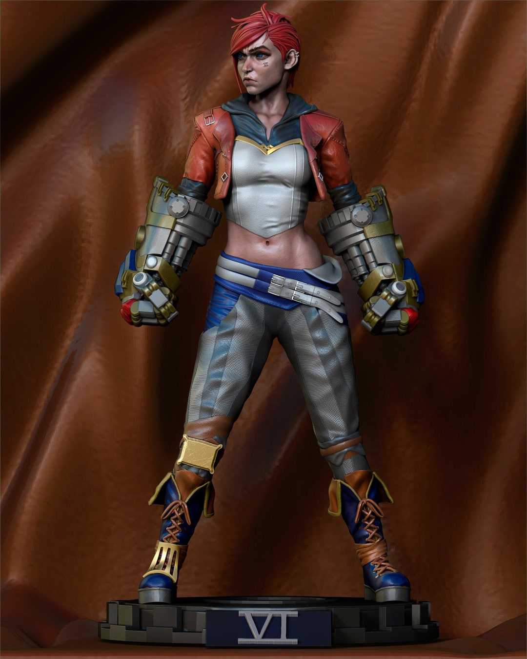 Violet 3D Printed Figure, Fan Art Model Kit - Etsy