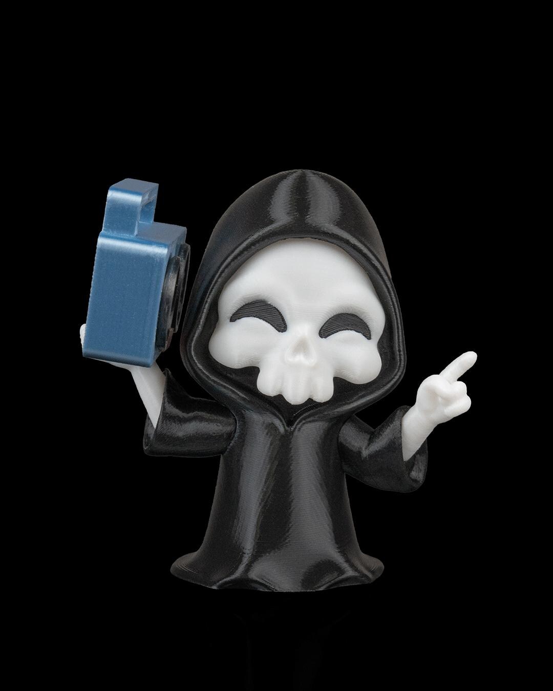 3D Printed Skeleton Boom Box Radio Desk Pal: Groove Reaper | Macabre ...