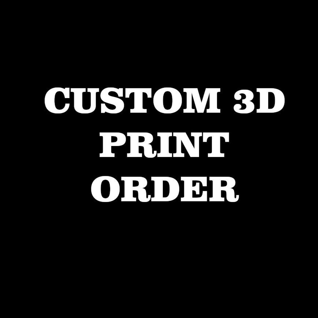 Custom 3D Print Contact Before Order - Etsy