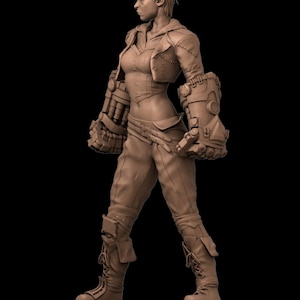 Violet 3D Printed Figure, Fan Art Model Kit - Etsy