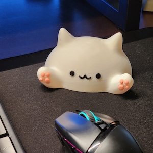 Kawaii Desk / Bongo Cat Meme - Adorable Desk Accessory - Keep Your Desk ...