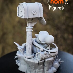 Sleepy Moogle Mailman chibi 3D Printed Figure, Fan Art Model Kit - Etsy