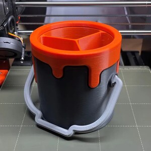 Drippy Paint Bucket - 3D Printed Desk and Craft Organization With ...