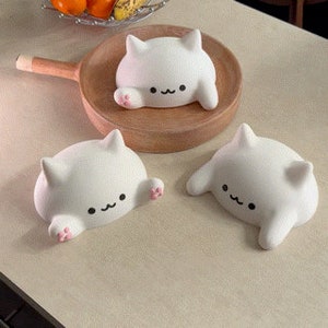 Kawaii Desk / Bongo Cat Meme - Adorable Desk Accessory - Keep Your Desk ...