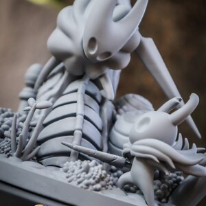 Hollow and Hornet chibi 3D Printed Figure, Fan Art Model Kit - Etsy