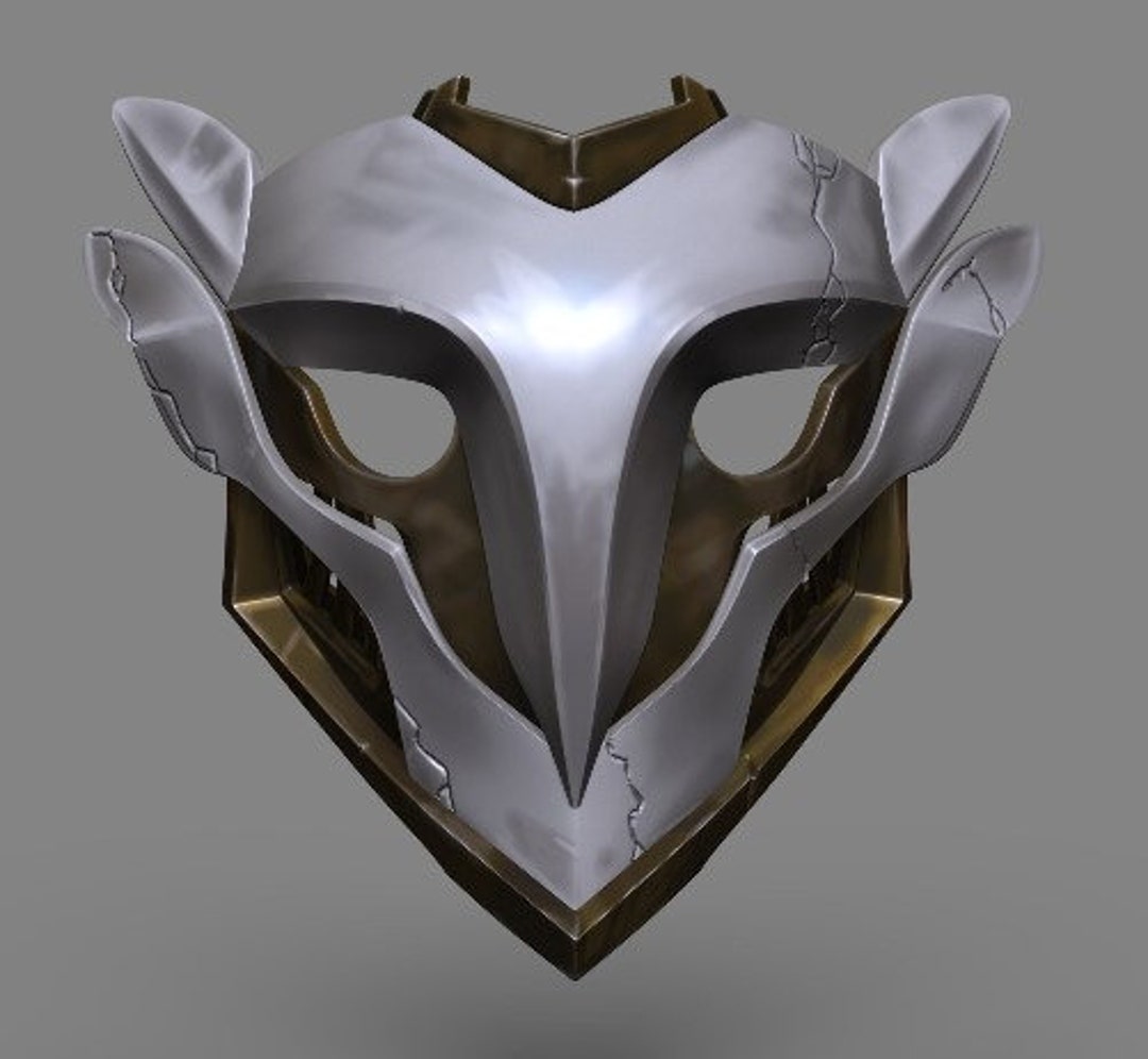 Firelight Mask 3D Printed Décor, Costume, Cosplay, Unpainted - Etsy