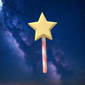 Star Rod Magical Wand Replica | Perfect for Video Game Cosplay and ...