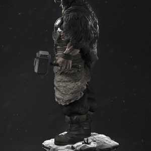 Barbarian Thor 3D Printed Figure, Fan Art Model Kit - Etsy