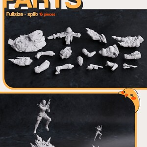 Solid Snake 3D Printed Figure, Fan Art Model Kit - Etsy Canada