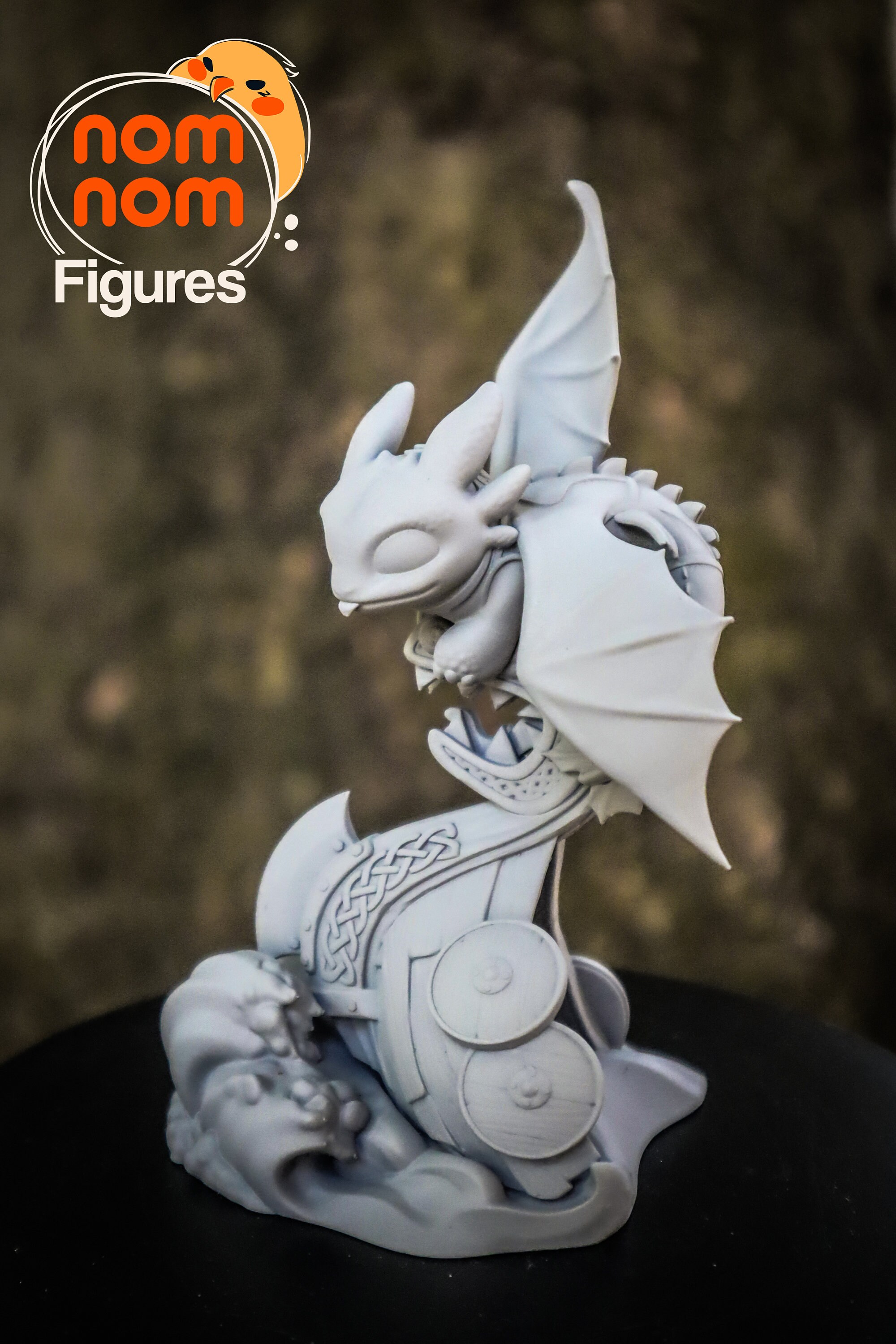 Night Fury chibi 3D Printed Figure Fan Art Model Kit - Etsy Canada