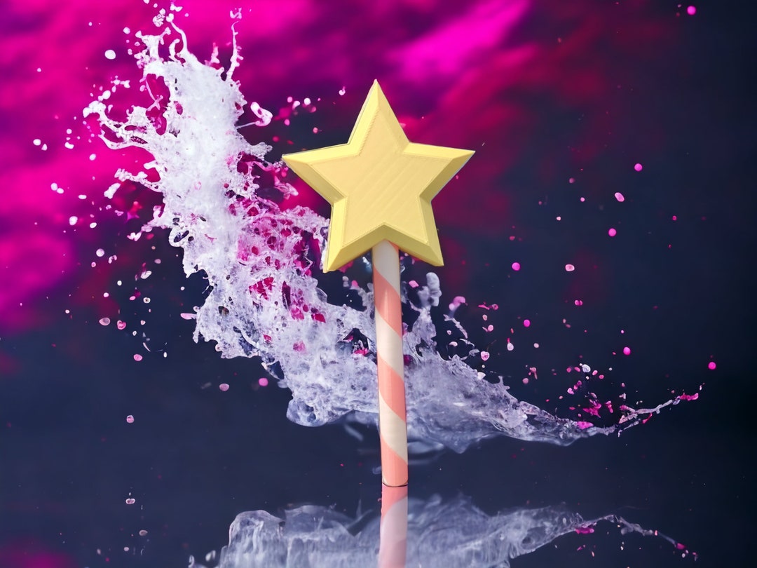Star Rod Magical Wand Replica Perfect for Video Game Cosplay and Smash ...
