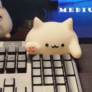 Kawaii Desk / Bongo Cat Meme - Adorable Desk Accessory - Keep Your Desk ...