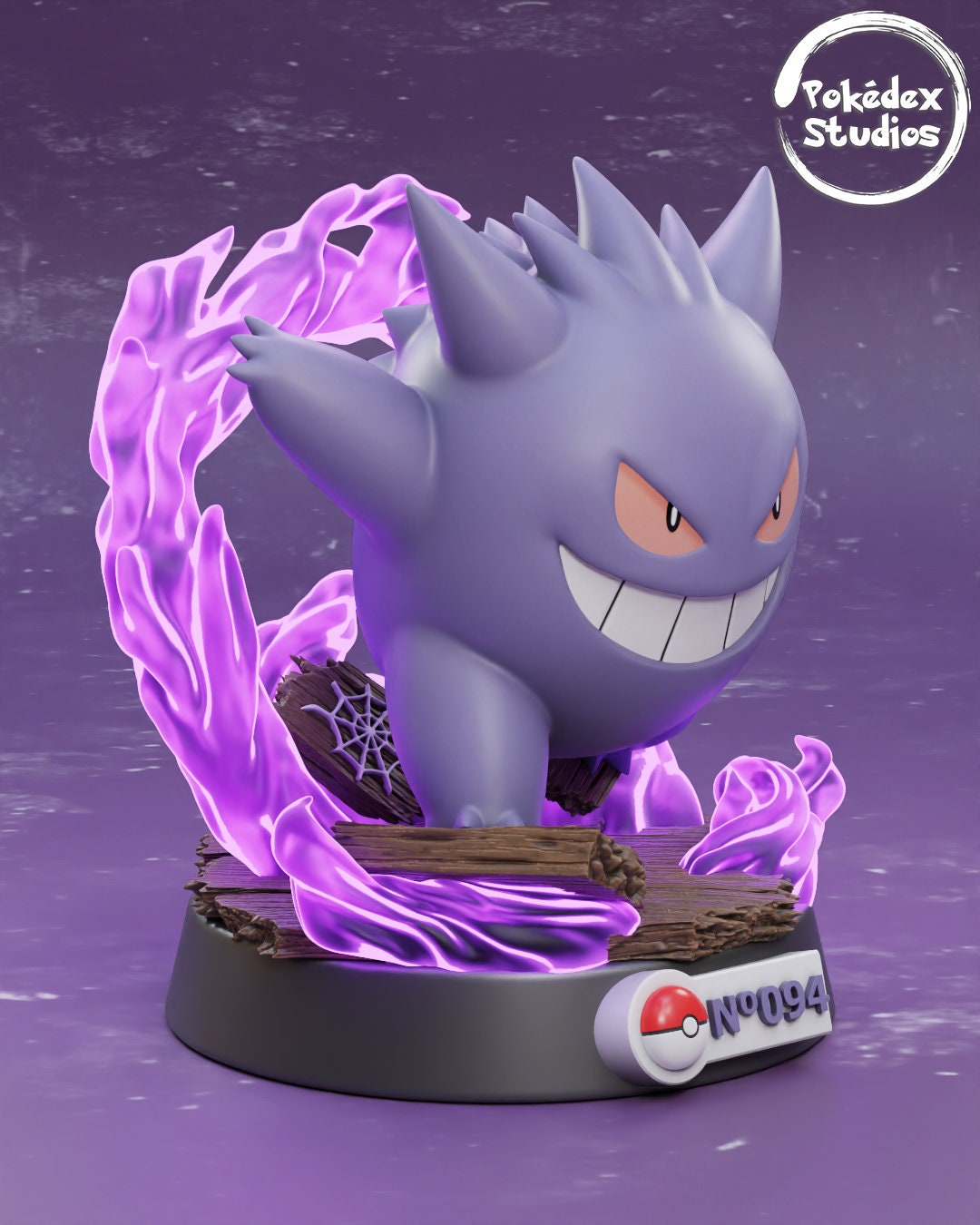 Gengar Pokémon 3D Printed Figure Fan Art Model Kit Statue - Etsy Australia