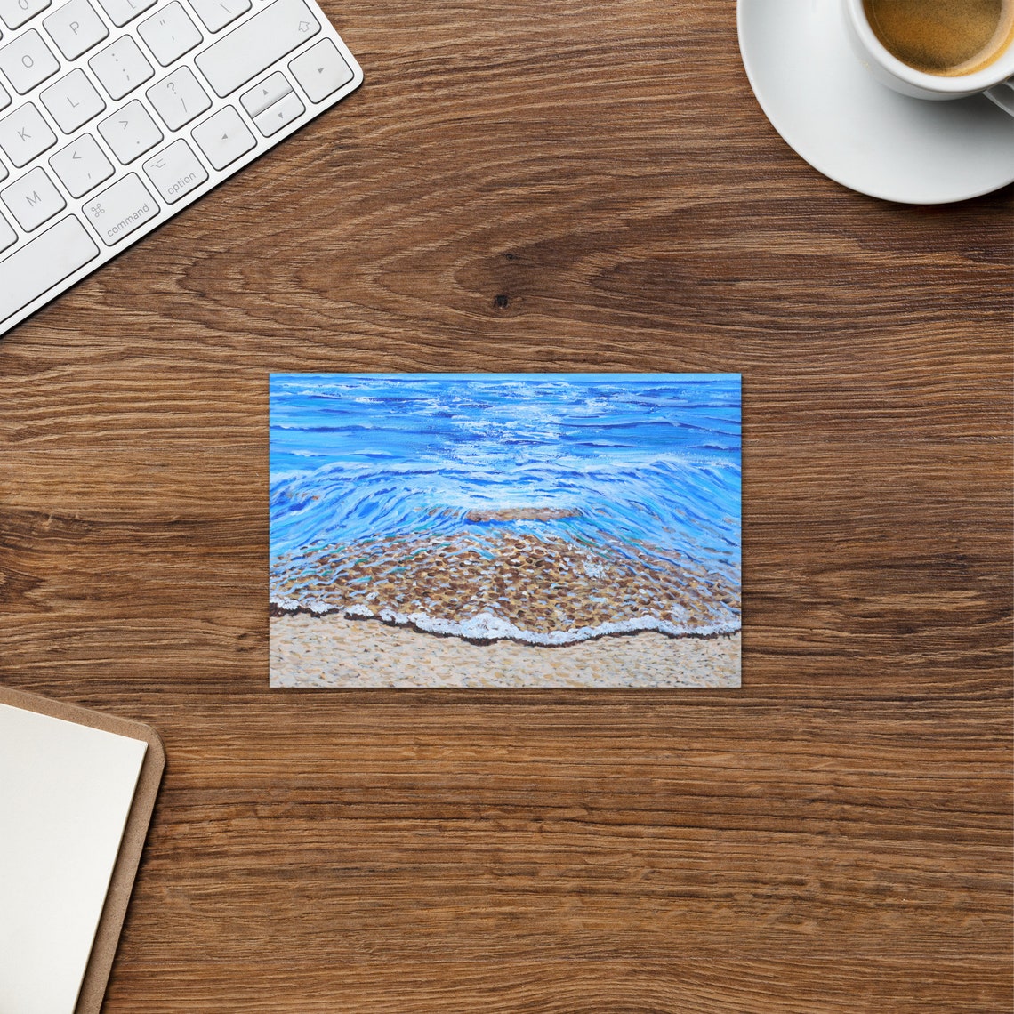 Ocean Greeting Card / Ocean Wave Card / Blank Card - Etsy