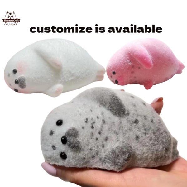 Chubby Seal Plush - Etsy