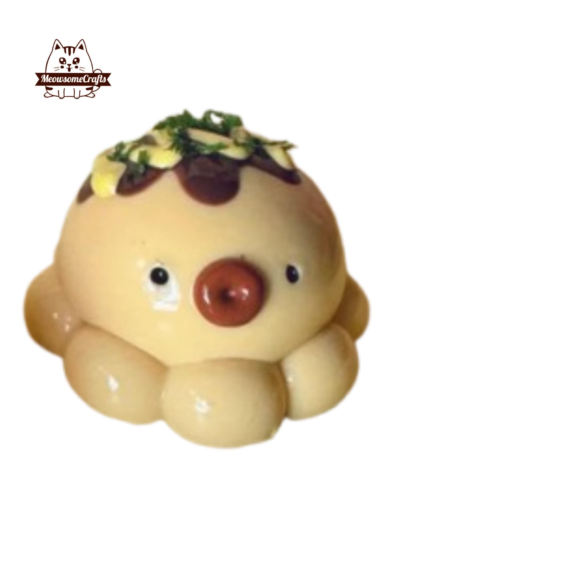 Kawaii Octopus Squishy Keychain Squeezable Stress Relief Sensory Fidget ...