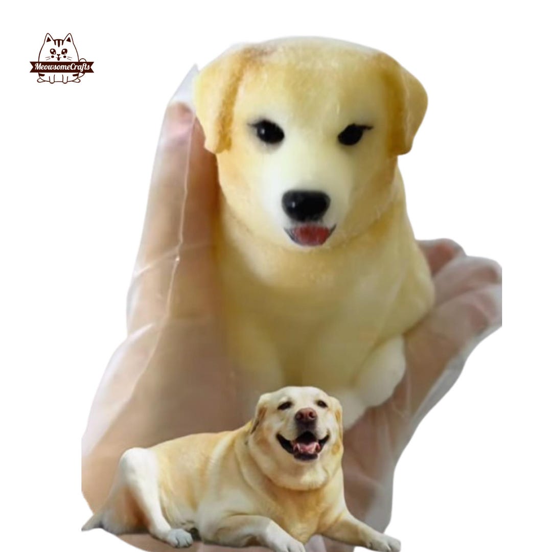 Soft Furry Labrador Retriever Squishy Squeezable Stress Relief Sensory ...