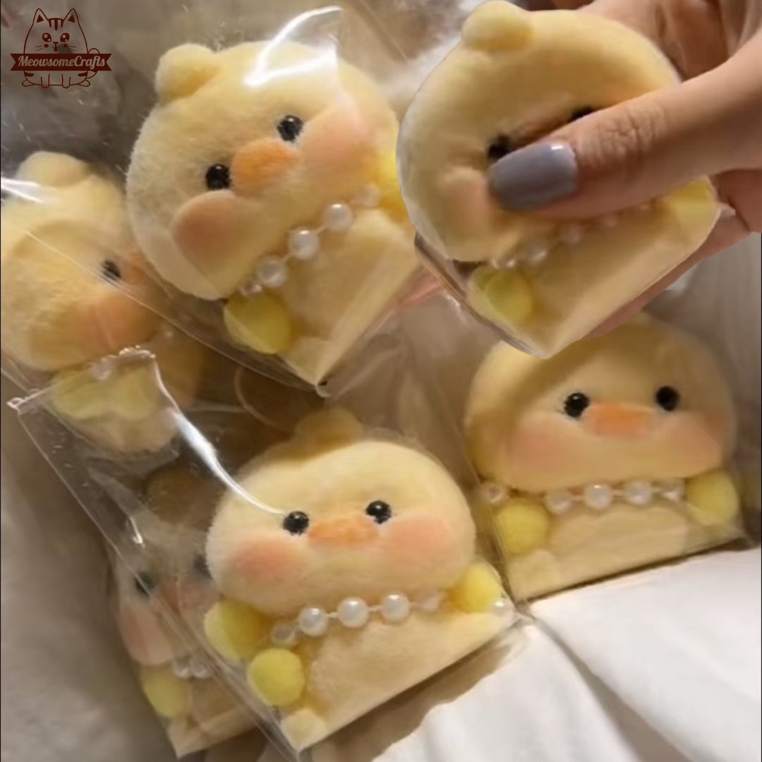 Furry Baby Chick Squishy Squeezable Anxiety Stress Relief Sensory ...