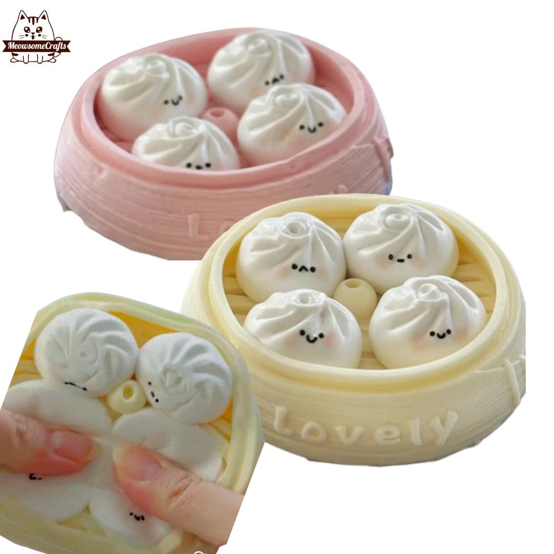 Soft Dim Sum Food Squishy Squeezable Stress Relief Sensory Handmade ...