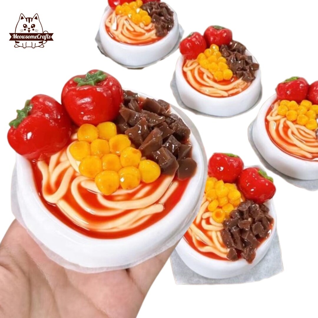 Tomato Beef Corn Pasta Food Squishy Squeezable Stress Relief Sensory ...