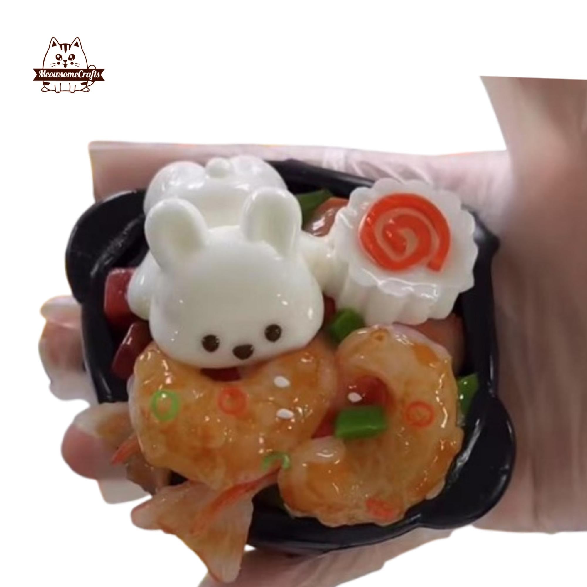 Cute Bunny Taba Squishy Food Squishy Toy Kawaii Miniature Hot Pot ...