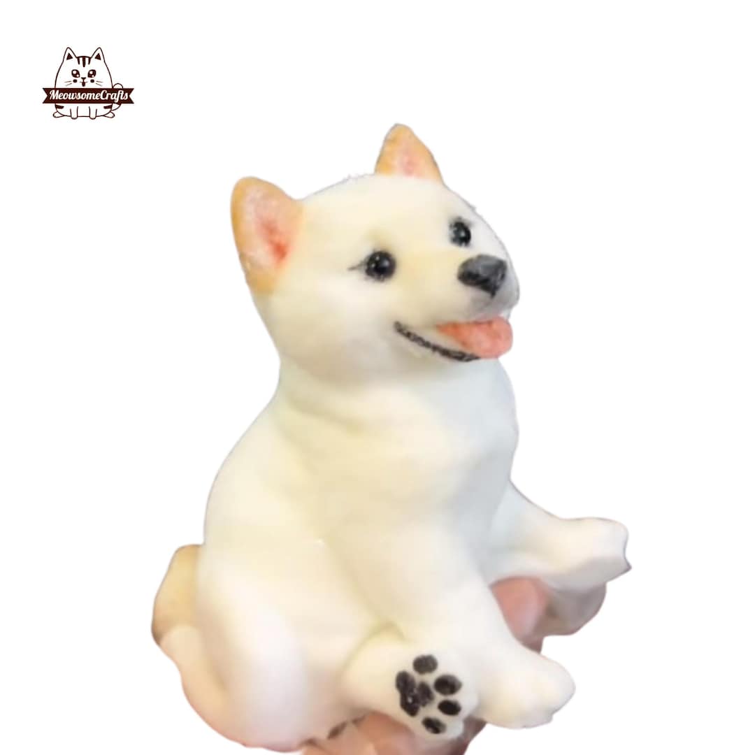Handmade Furry Shiba Inu Dog Taba Squishy Squeezable Stress Relief ...