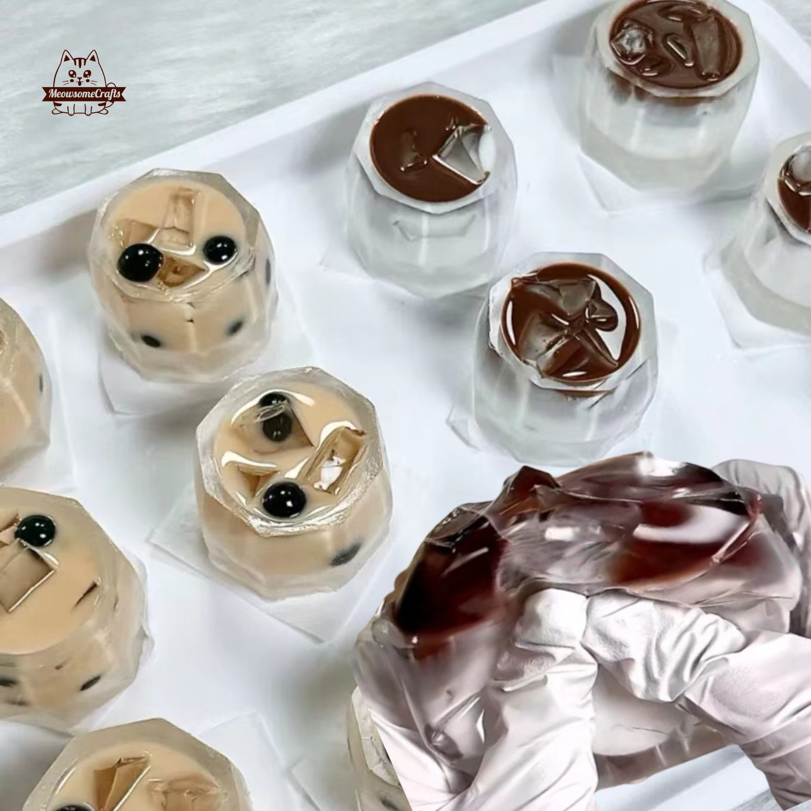 Bubble Tea Latte Affogato Drink Squishy Squeezable Stress Relief ...