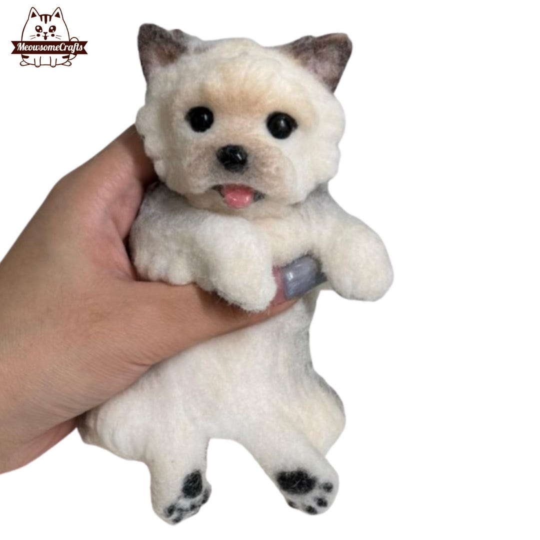 Furry Yorkshire Terrier Puppy Squishy Customizable Squeezable Stress ...