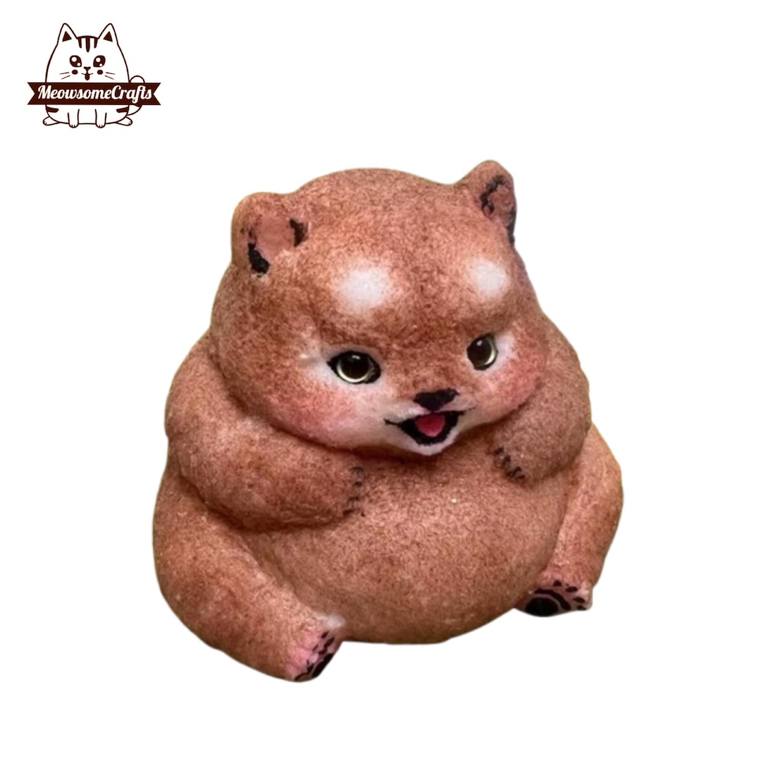 Chubby Bear Furry Squishy Squeezable Anxiety Stress Relief Sensory ...