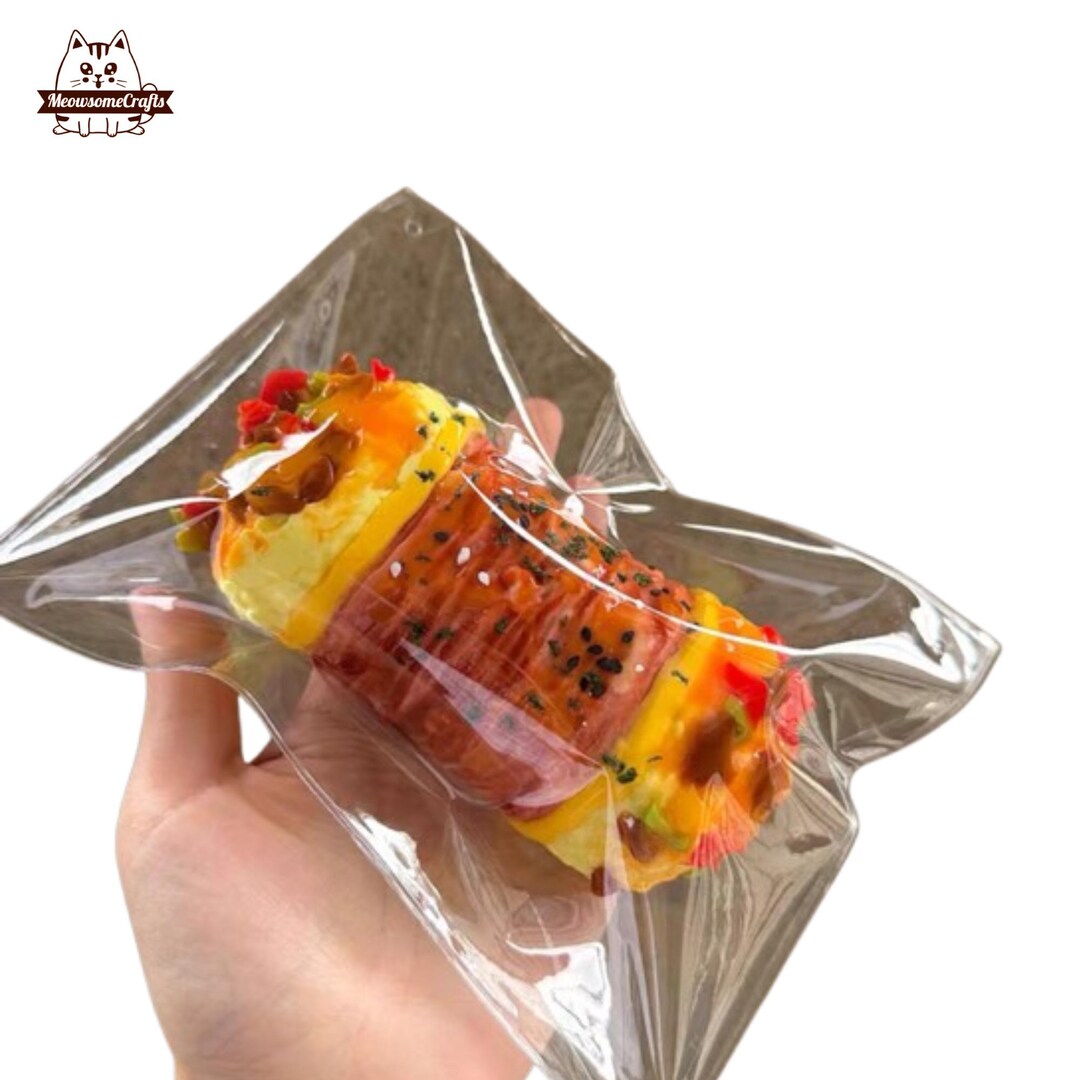 Bacon Beef Rolls Food Taba Squishy Squeezable Stress Relief Sensory ...