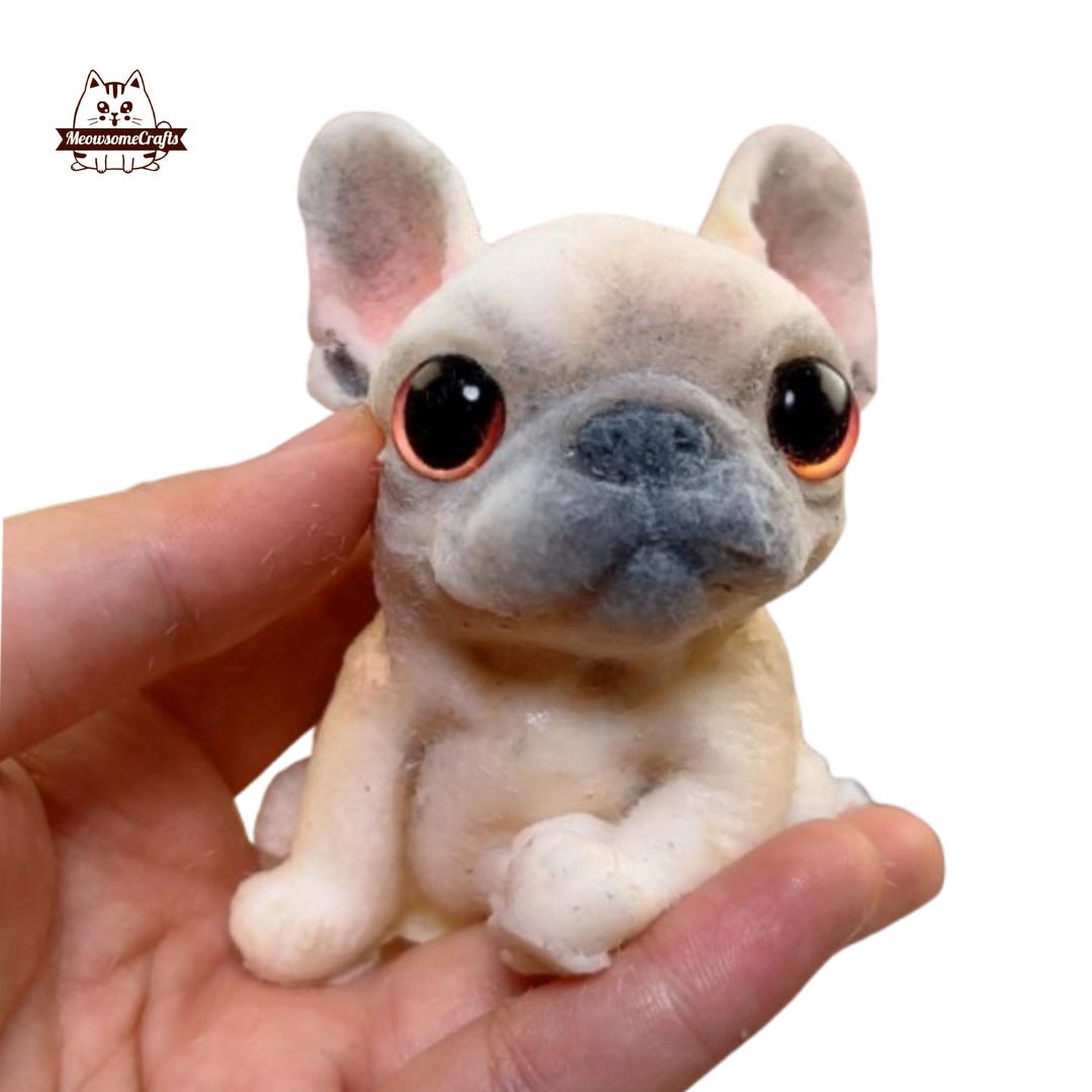 Soft Chubby French Bulldog Shape Squishy Squeezable Anxiety Stress ...