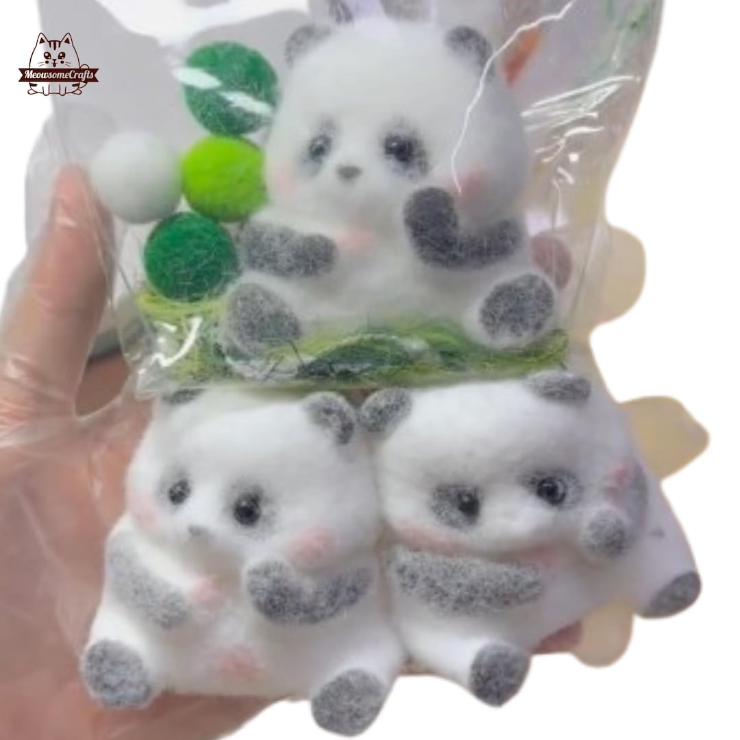 Baby Panda Furry Squishy Squeezable Anxiety Stress Relief Sensory ...