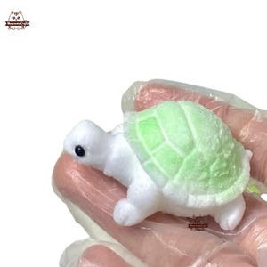 Baby Turtle Furry Squishy Squeezable Stress Relief Sensory Fidget Toy ...