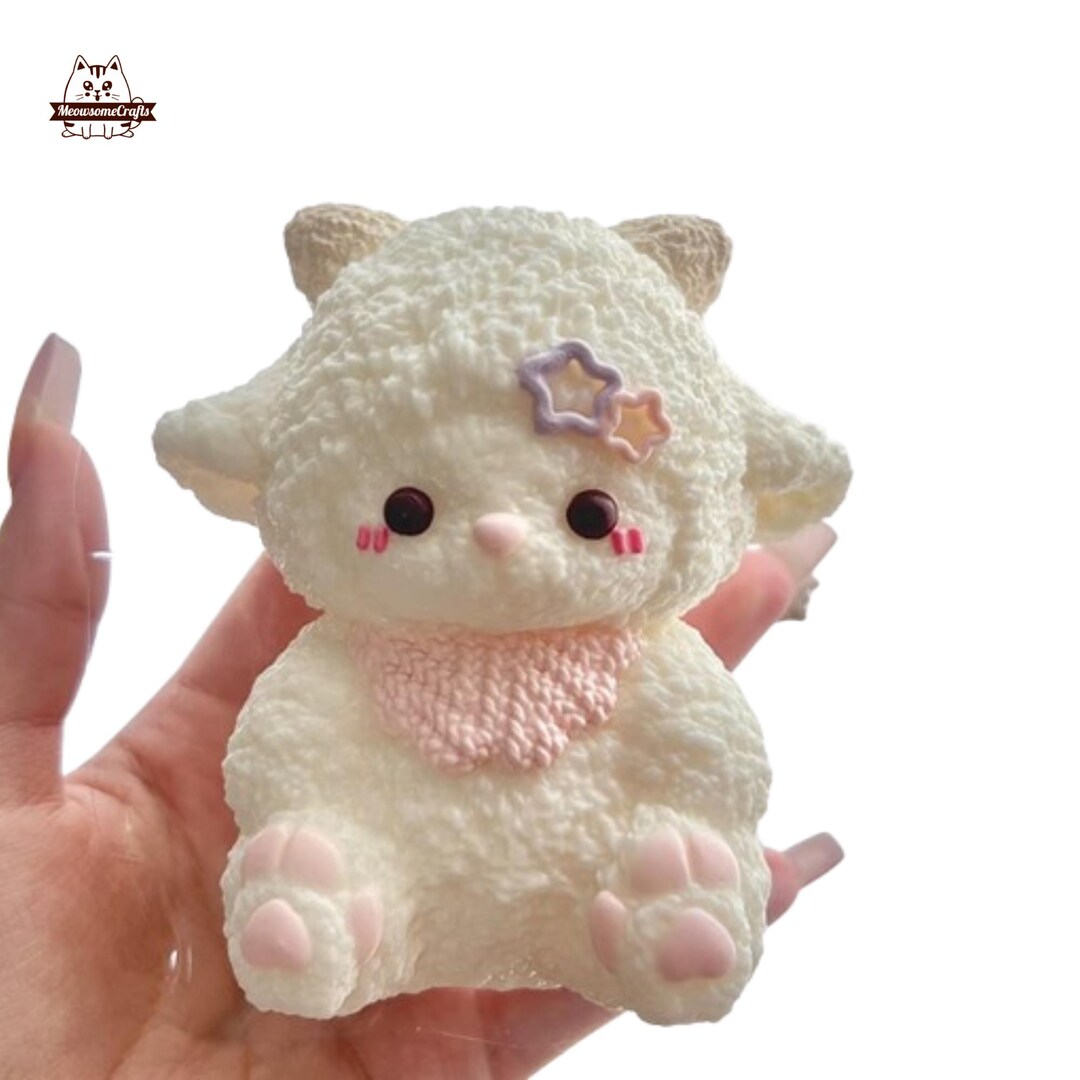 Cute Sheep Lamb Animal Taba Squishy Squeezable Stress Relief Sensory ...