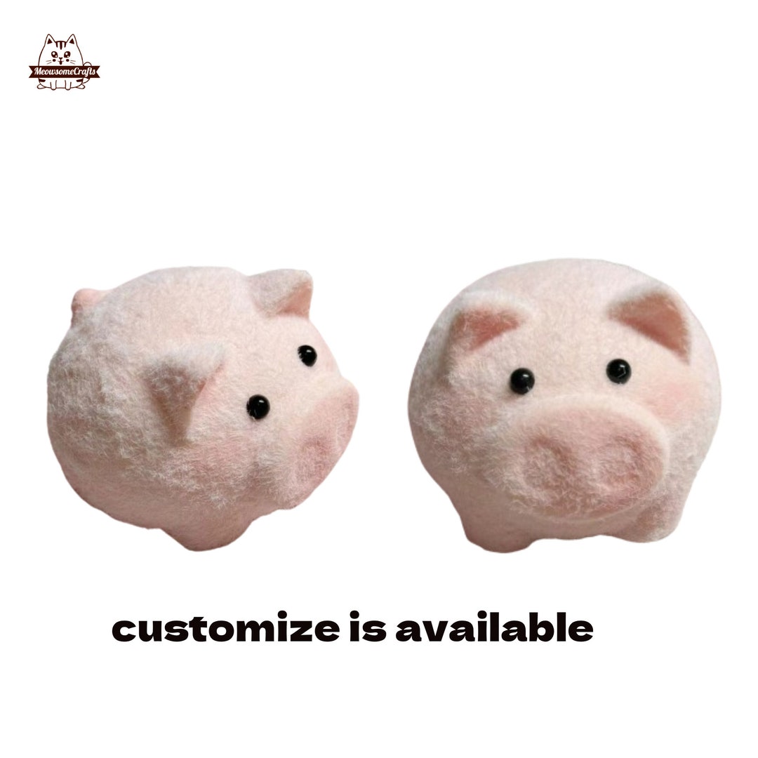 Furry Pig Squishy Squeezable Stress Relief Sensory Fidget Toy - Etsy