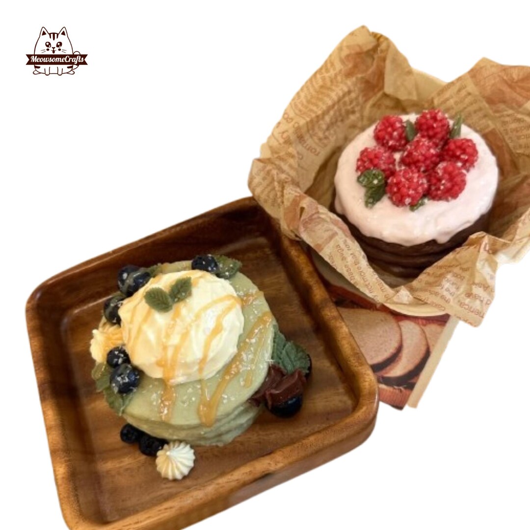 Raspberry Dark Chocolate Pistachio Cheesecake Dessert Squishy ...