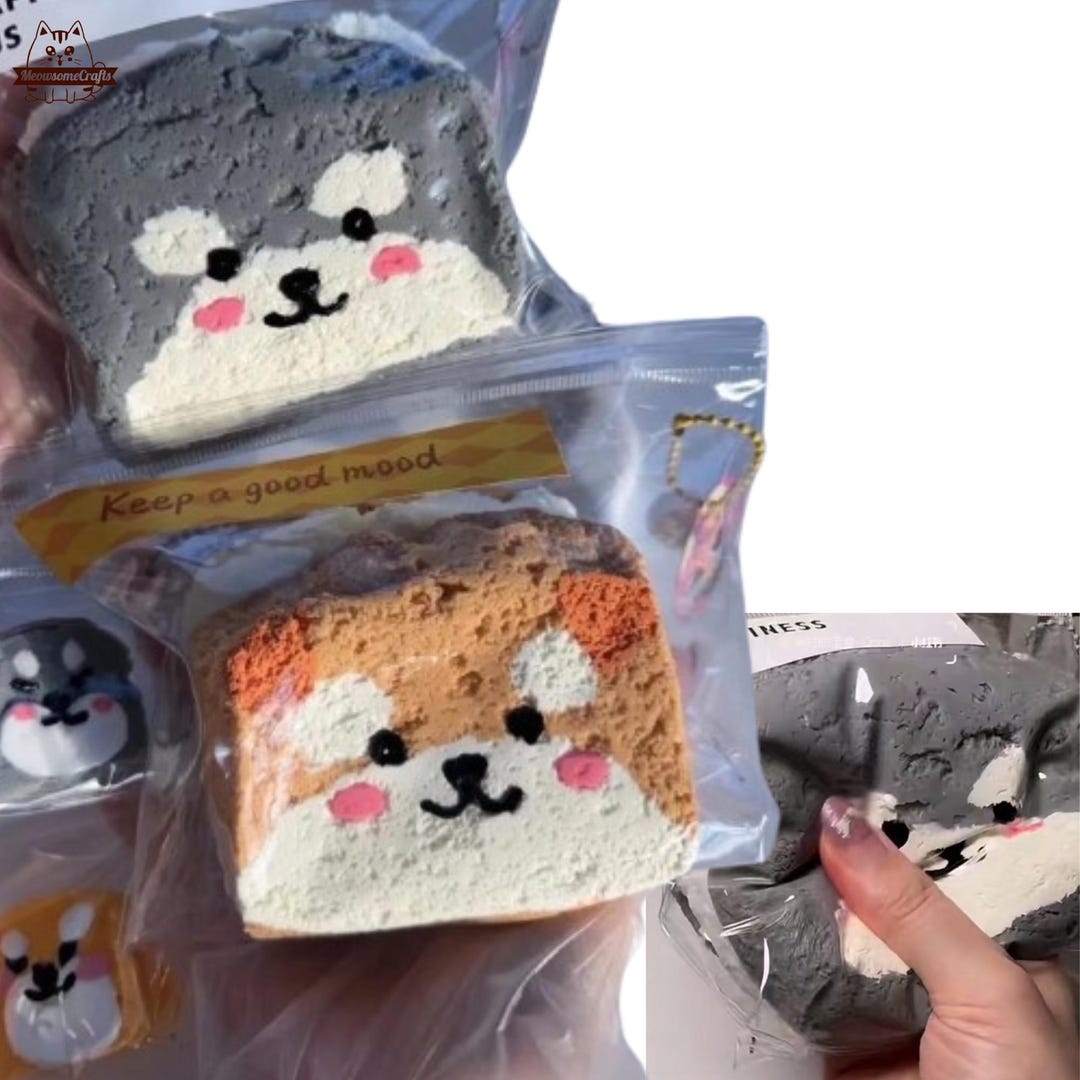 Shiba Inu Husky Face Dog Squishy Squeezable Stress Relief Sensory ...