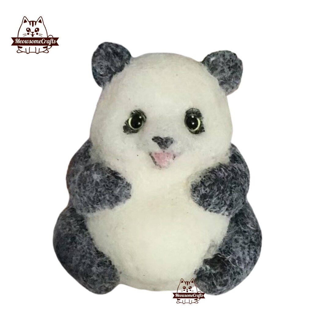 Chubby Panda Furry Squishy Squeezable Anxiety Stress Relief Sensory ...