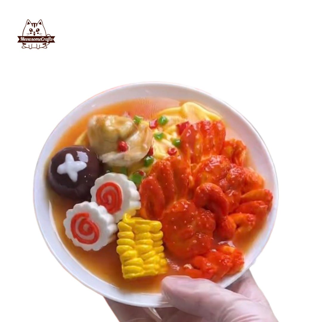 Ramen Crabs Food Satisfying Squishy Squeezable Stress Relief Gift for ...