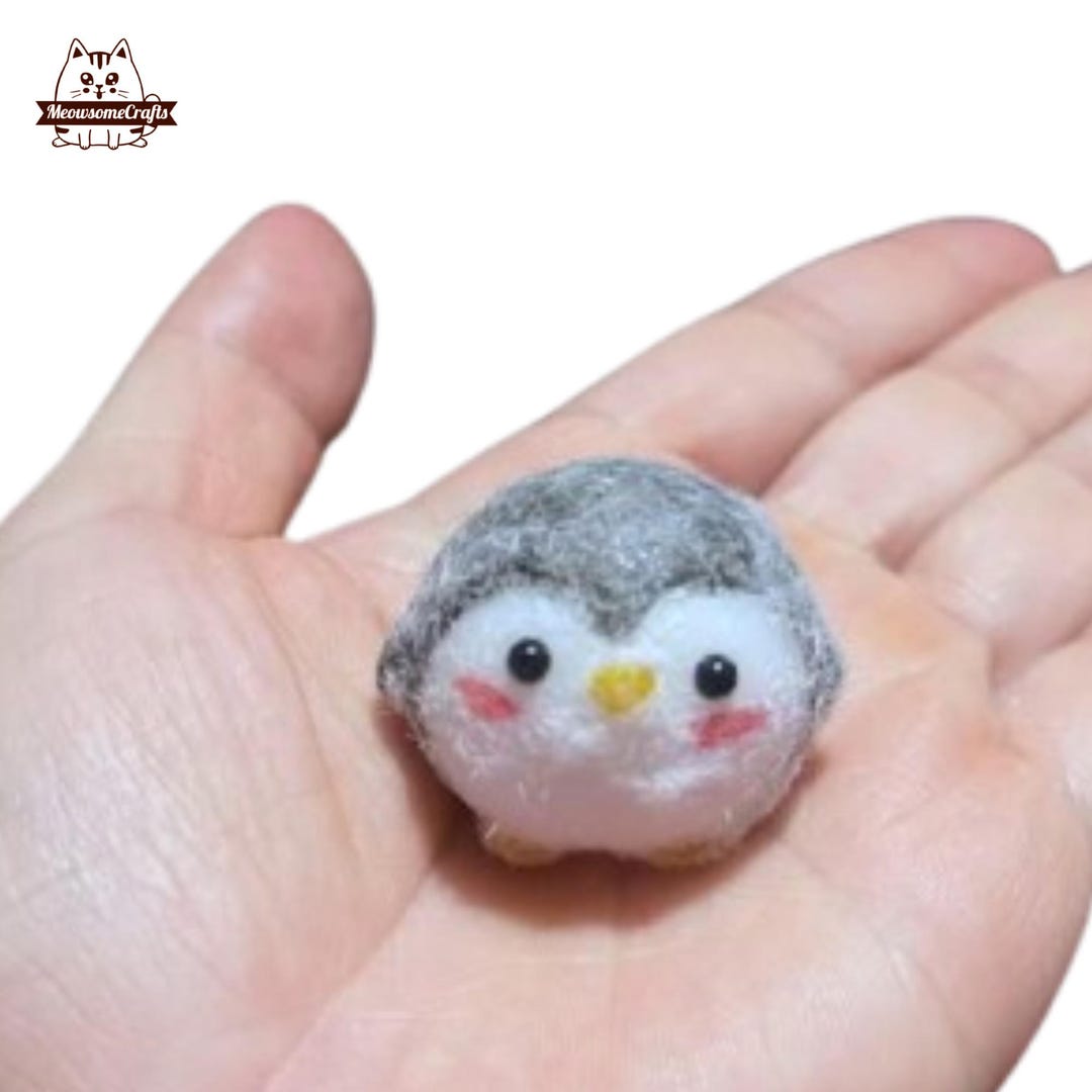 Furry Soft Silicone Penguin Squishy Squeezable Stress Relief Sensory ...