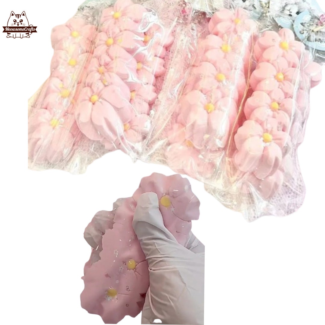Pink Flowers Squishy Squeezable Anxiety Stress Relief Sensory Fidget ...