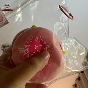 Pink Cheeseburger Food Squishy Squeezable Stress Relief Sensory Fidget ...